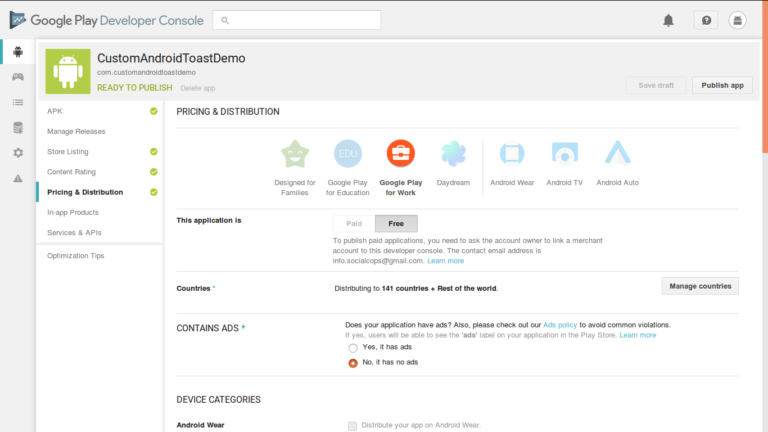 How to Upload & Publish an Android App on Google Play Store
