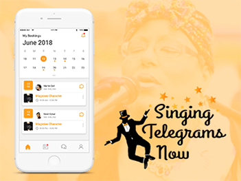 Singing Telegram - Hire Singing Telegram by Mobile App