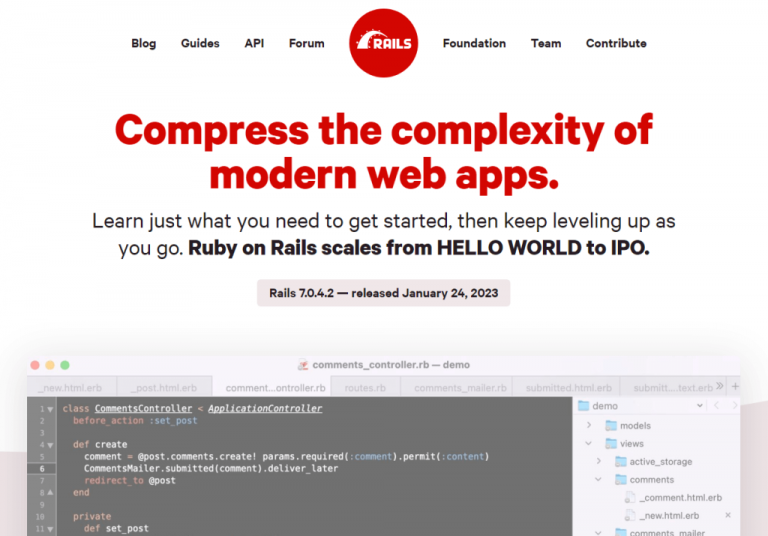 10 Best Web Application Frameworks for 2025